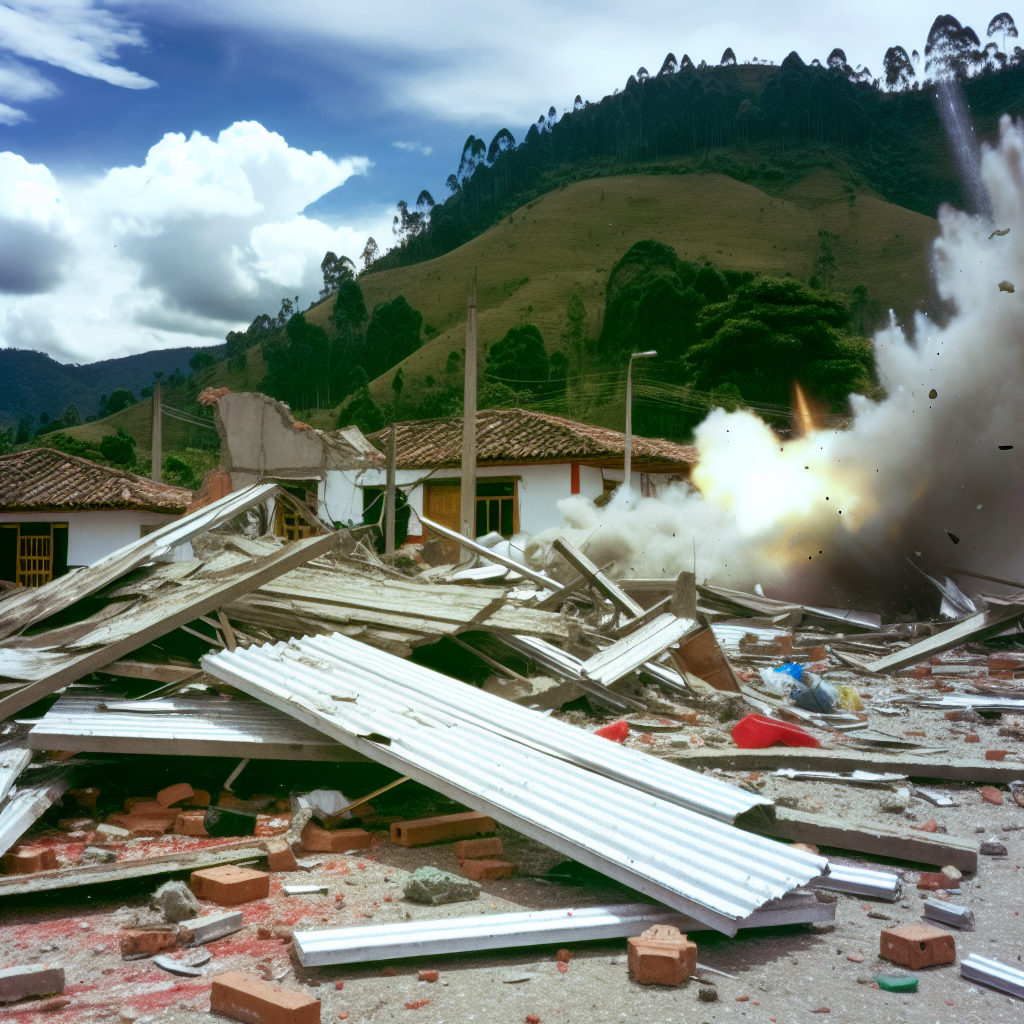 Explosión causa 17 lesionados en Colombia - Columna Digital