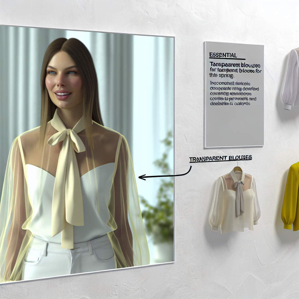 Blusas transparentes imprescindibles esta primavera - Columna Digital