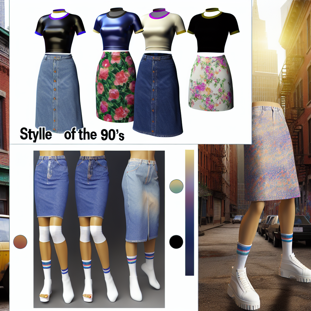 Cómo combinar faldas midi y camisetas noventeras - Columna Digital