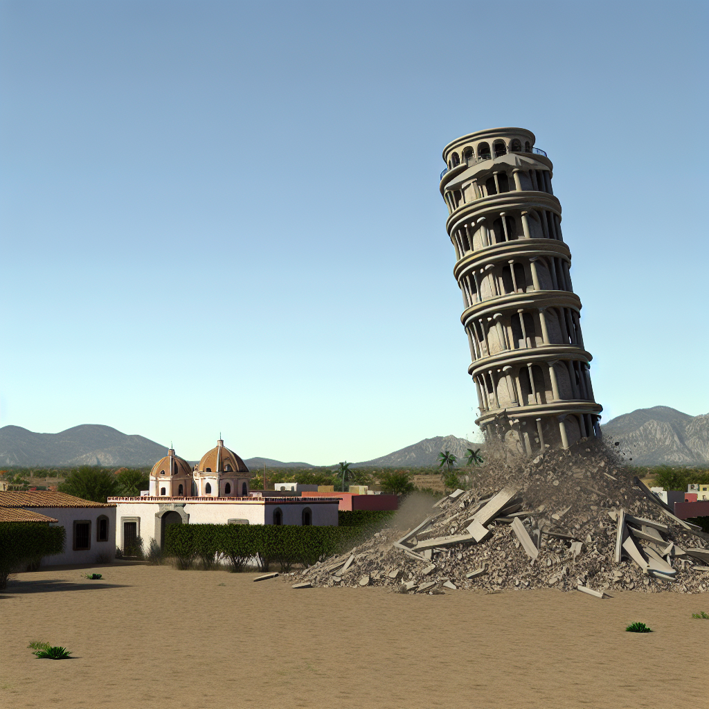 Demolición confirmada de la 'Torre de Pisa' mexicana - Columna Digital