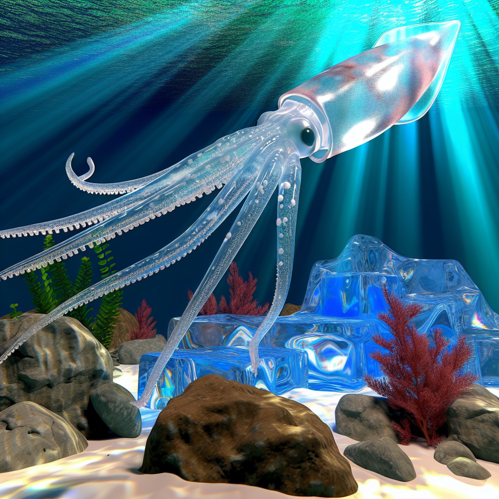 Calamar colosal: "escultura de cristal" marina. - Columna Digital