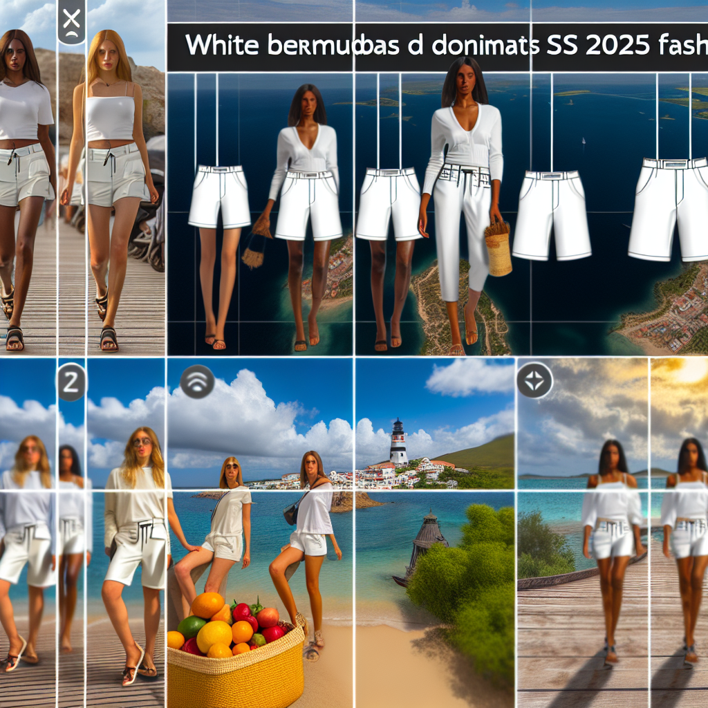 Las bermudas blancas dominan la moda SS 2025 - Columna Digital