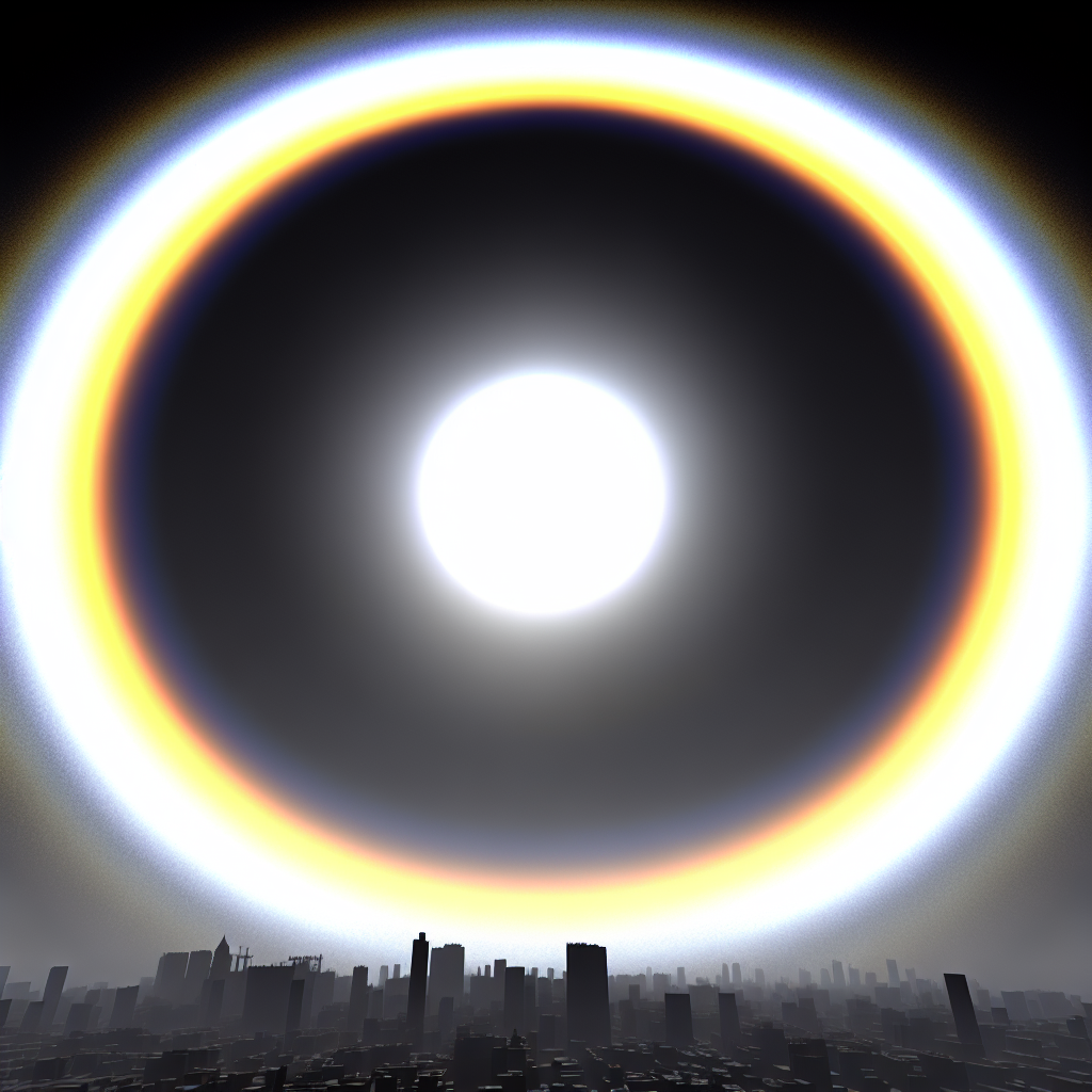 Halo solar impacta a capitalinos este sábado: ¿Qué es y cómo se crea ...