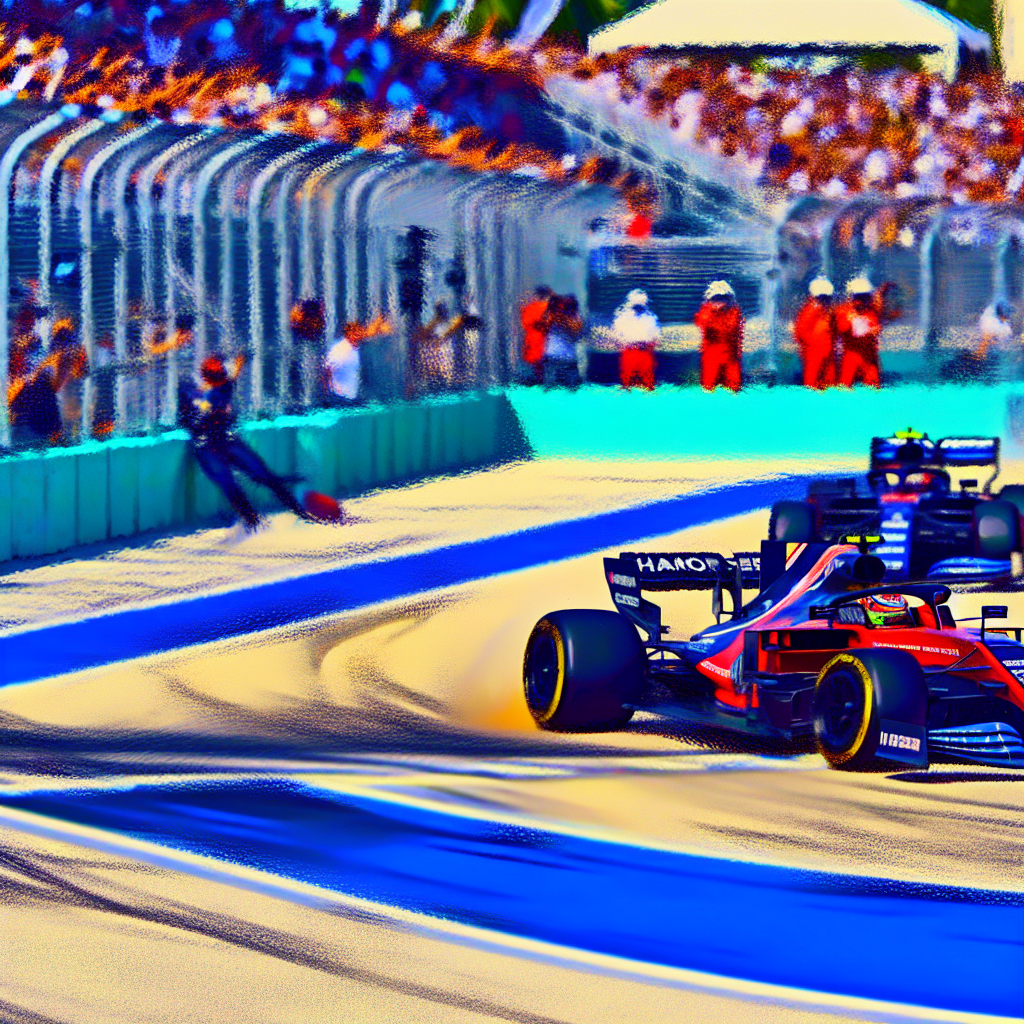 Inicio de la carrera sprint GP Miami 2025 - Columna Digital