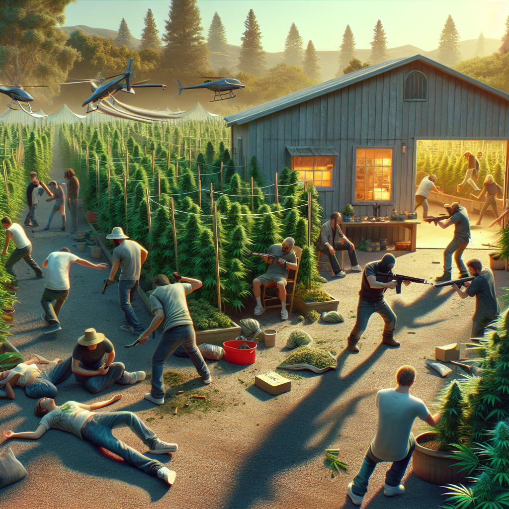Conflictos violentos en granja de cannabis. - Columna Digital
