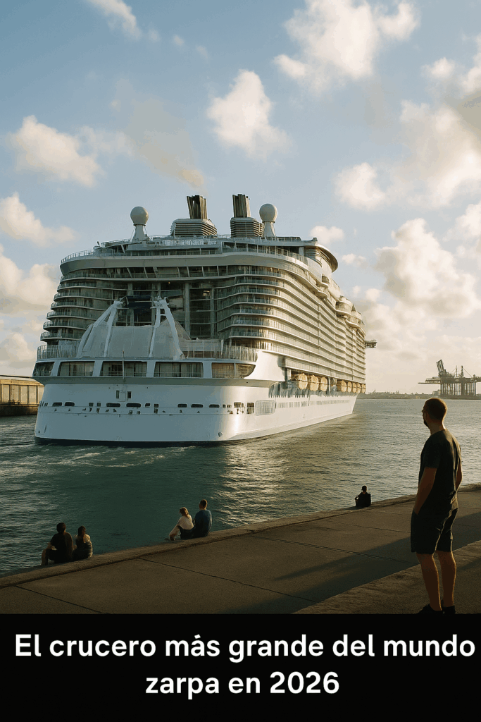 El crucero más grande del mundo zarpa en 2026. - Columna Digital