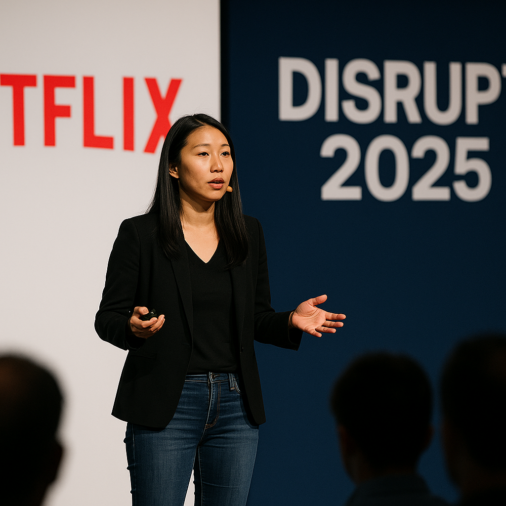 Eunice Kim de Netflix en Disrupt 2025. - Columna Digital