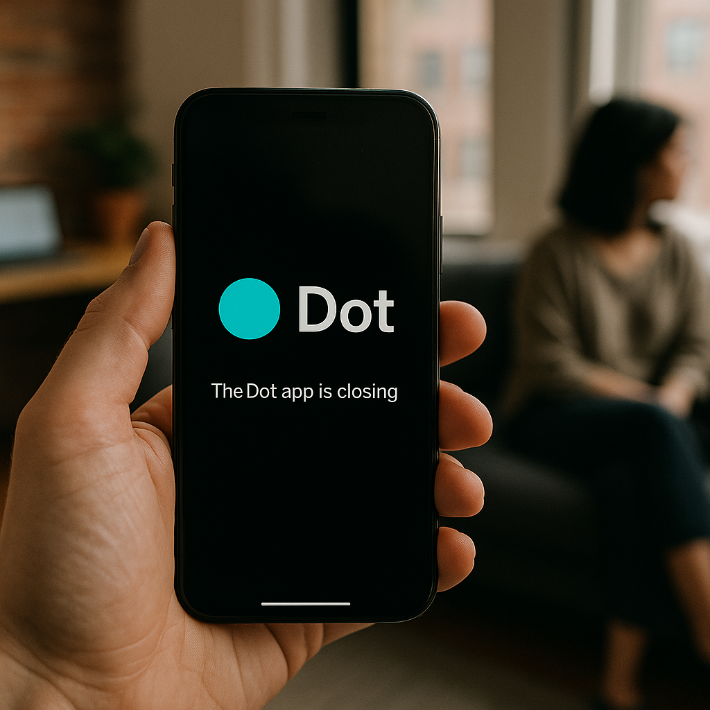 La app de IA personal Dot cierra. - Columna Digital