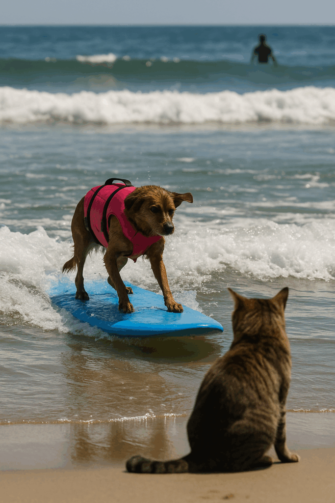 Surf canino: 20 años de 'Surf-Perritos' - Columna Digital