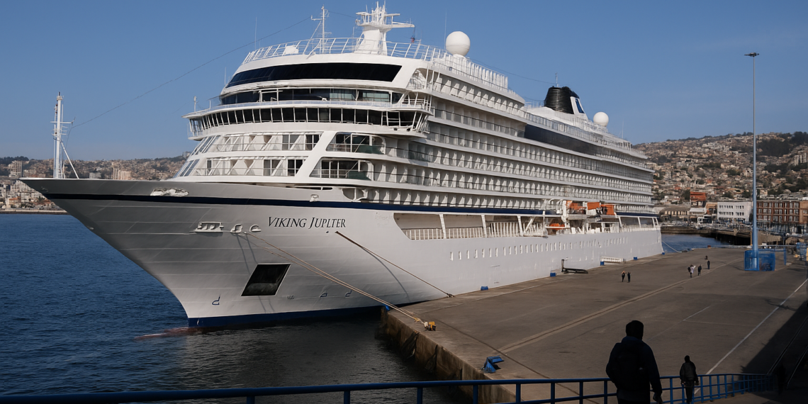 Viking Jupiter permanecerá 50 horas en Valparaíso. - Columna Digital